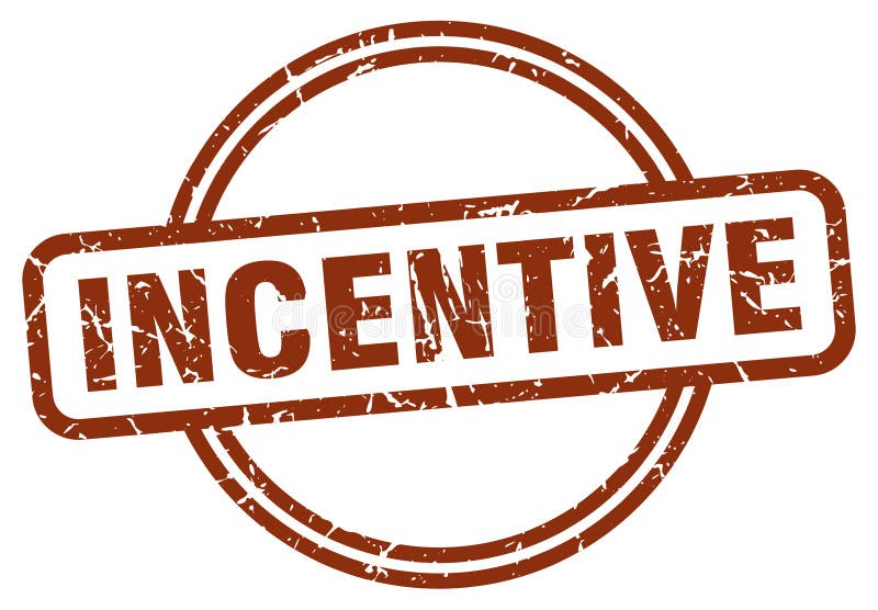Incentive Stamp. Incentive Round Vintage Grunge Label Stock Vector ...