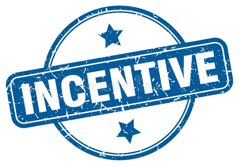 Incentive Stamp. Incentive Round Vintage Grunge Label Stock Vector ...