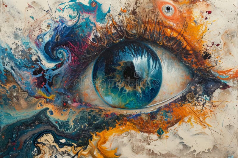 Inception of Abstract Artistry Stock Photo - Image of abstract ...