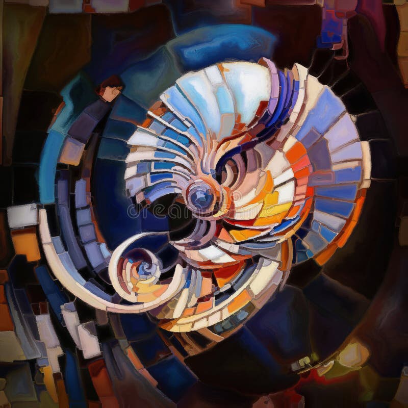 Inception of Pigment Puzzles Stock Image - Image of artistic, swirl ...