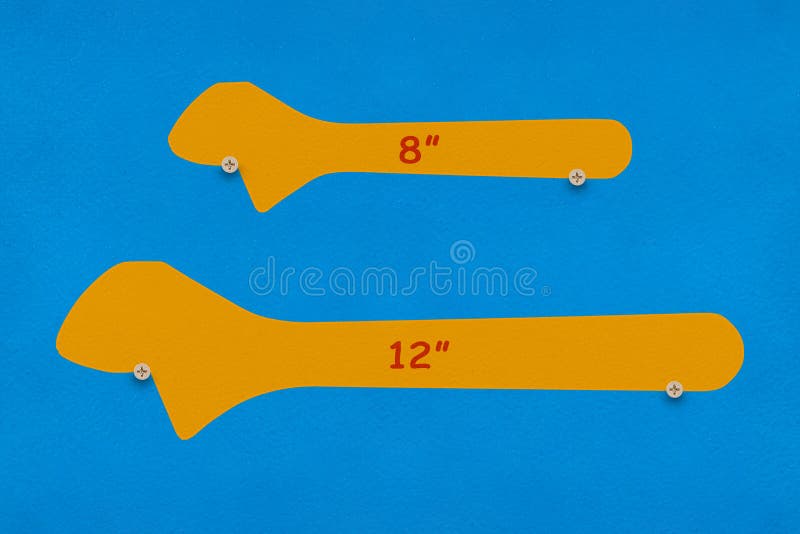 8-inch and 12-inch Adjustable Spanners Shadow Board Stock Image - Image ...