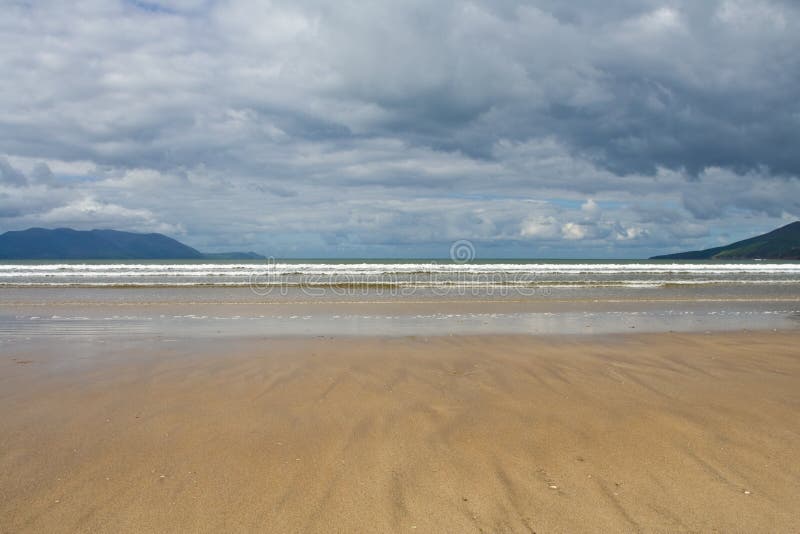 Inch beach stock photo. Image of irish, nature, clouds - 5914182