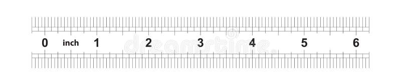 6 Inch Double-sided Ruler. Marking Accuracy is One Sixteenth of an Inch ...