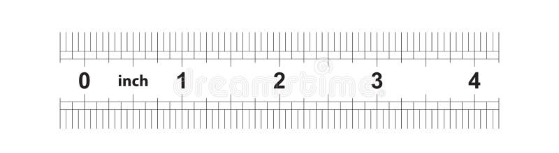 4 Inch Double-sided Ruler. Marking Accuracy is One Sixteenth of an Inch ...
