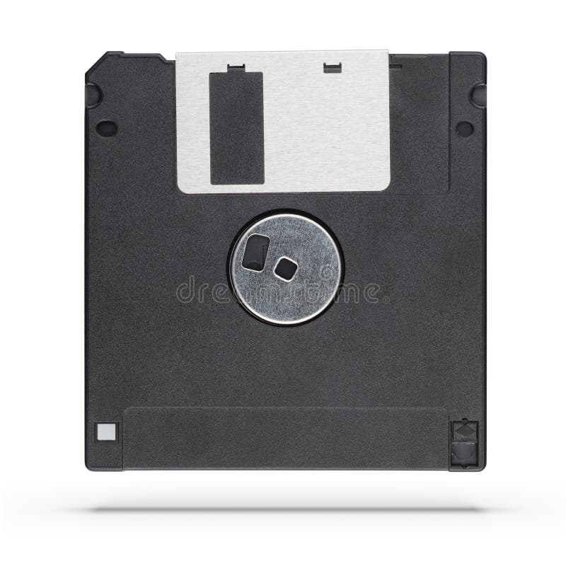 A 3.5-inch Floppy Disk or Diskette Isolated on White Stock Image ...