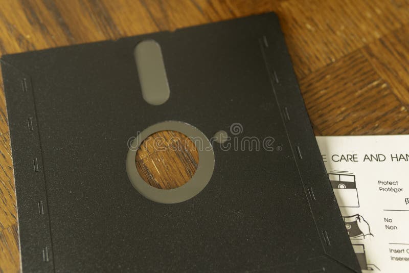 5.25 Inch Flopy Disk - Old Computer Technology Stock Photo - Image of ...