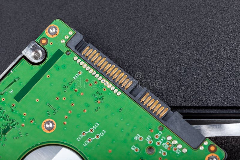 2.5 Inch HDD SATA Hard Drive Connectors, Hard Disk Bottom Side, Object ...