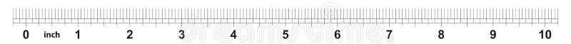10 Inch Ruler. Marking Accuracy is One Sixteenth of an Inch. Imperial ...