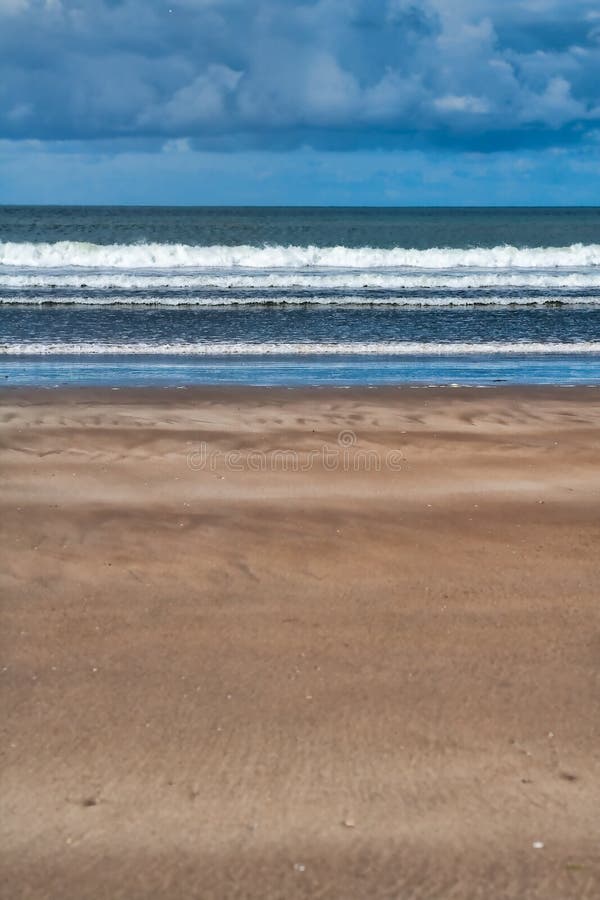 Inch Strand stock image. Image of nature, ocean, mountains - 11618615