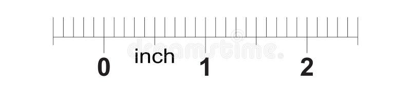 16 Inch Tape Measure Ruler with 0.1 Inch Markings Stock Illustration ...