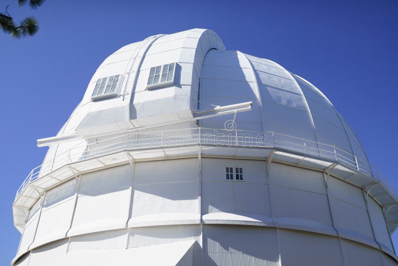 100-inch Telescope White Dome in Mt.Wilson Stock Image - Image of space ...