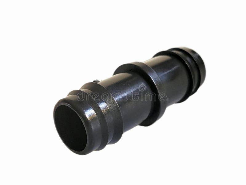 3 4-inch Water Hose Connection Made of Black Plastic Stock Photo ...