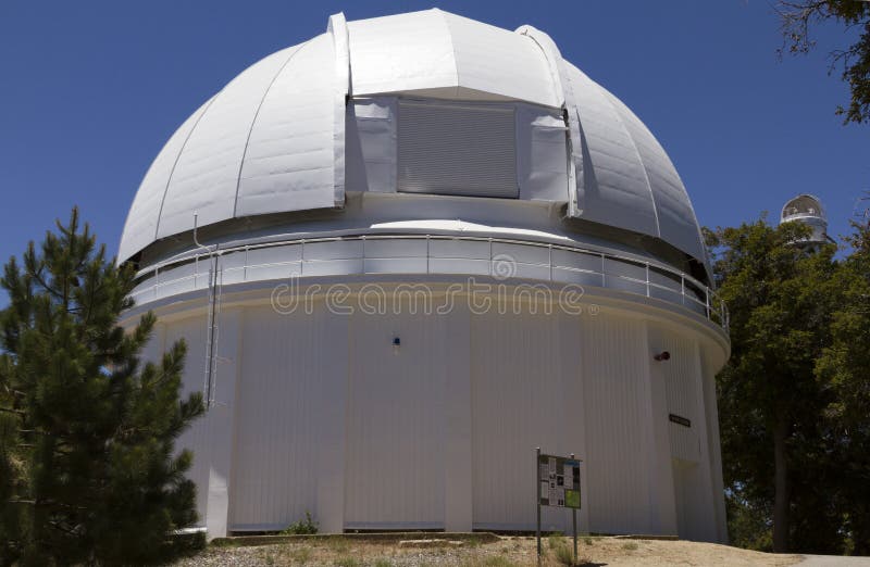 60-inch White Telescope Dome Observatory Stock Image - Image of star ...