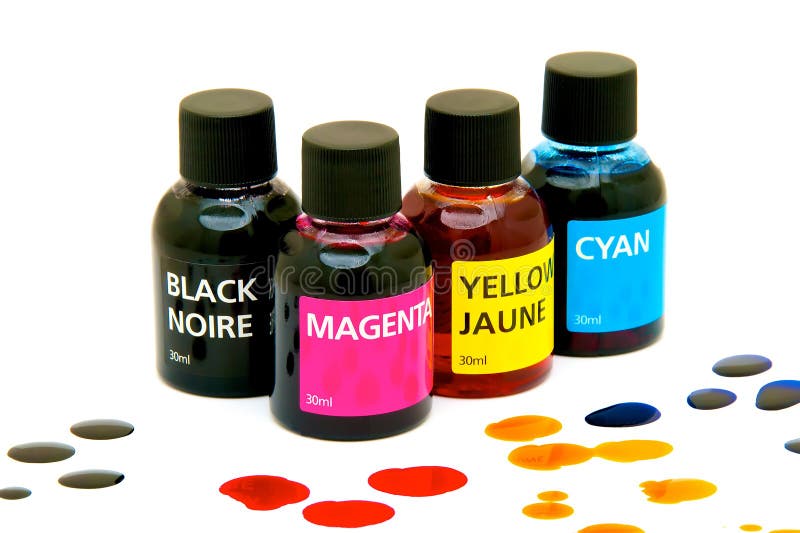 Inchiostri Di Stampa in Offset Fotografia Stock - Immagine di ...