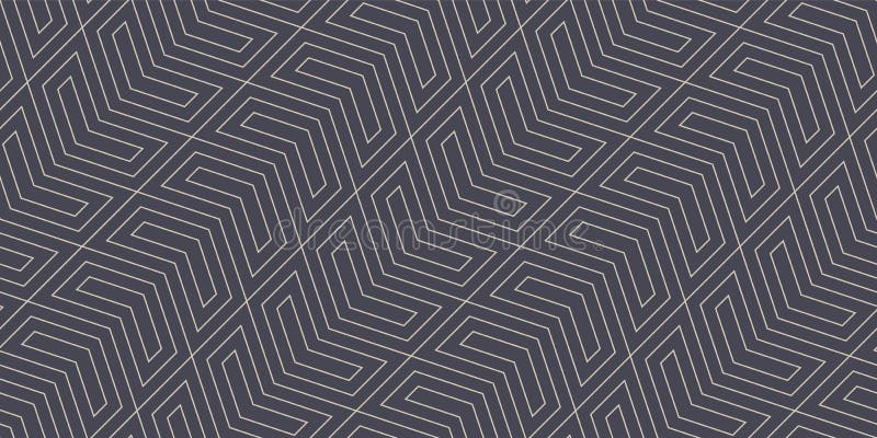 Incline Chevron Outline Endless Pattern Vector Line Art Abstract ...