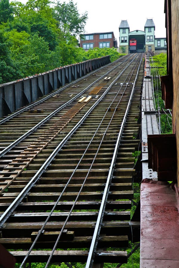Incline tracks stock photo. Image of tracks, cloudy, efficient - 18183068