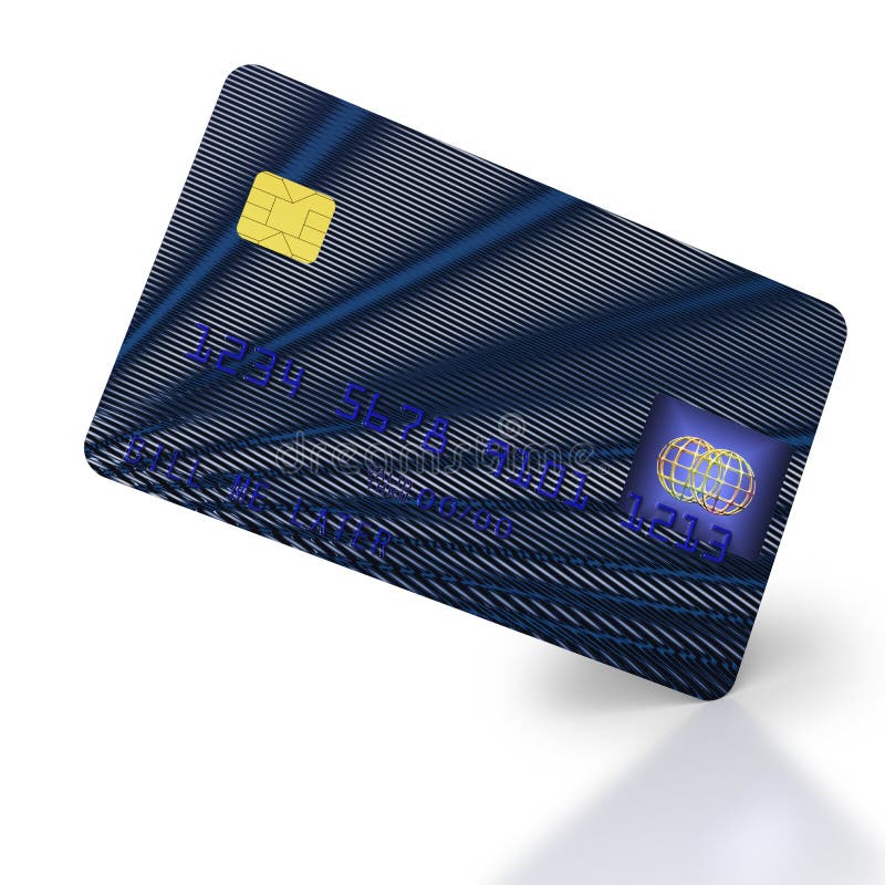 Inclined Blue Black Credit Card Stock Illustrations – 2 Inclined Blue ...