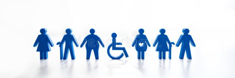 Inclusion and Equality Concept. Protect Diversity Stock Photo - Image ...