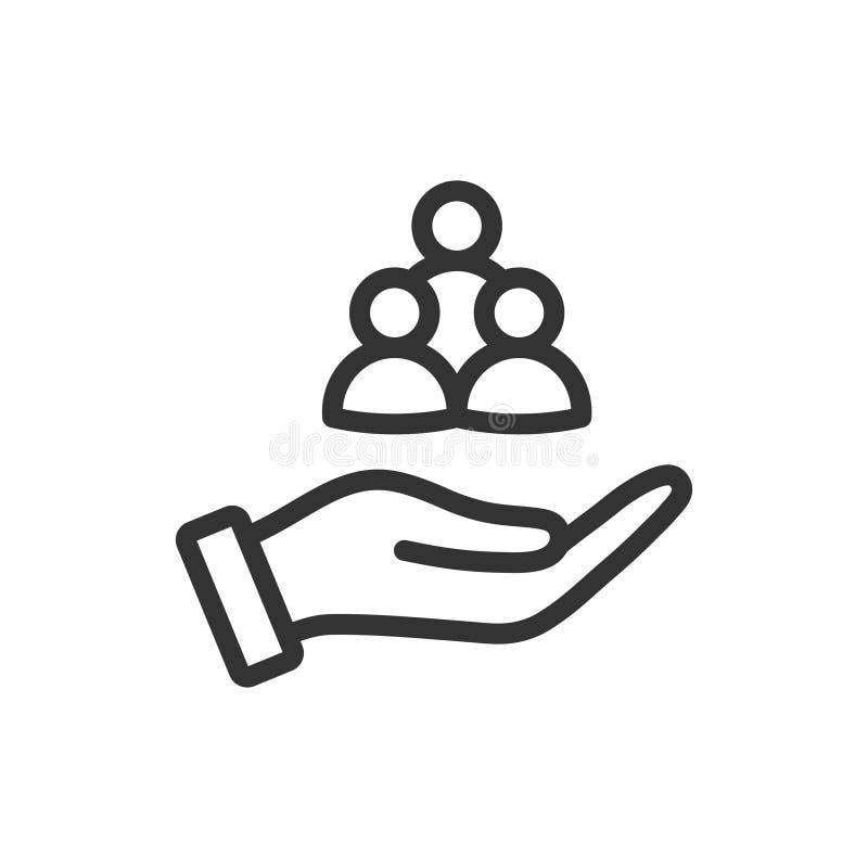 Inclusion Support Flat Vector Icon Design Stock Vector - Illustration ...