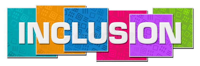 Inclusion Colorful Texture Blocks Stock Illustration - Illustration of ...