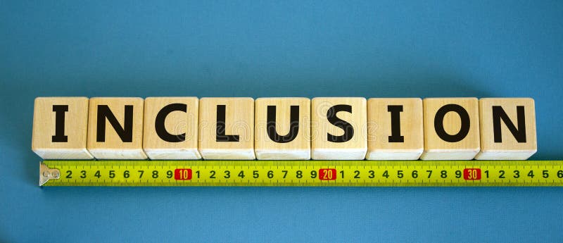 Inclusion Word With Colorful Pencils Over Brown Background. Equality ...