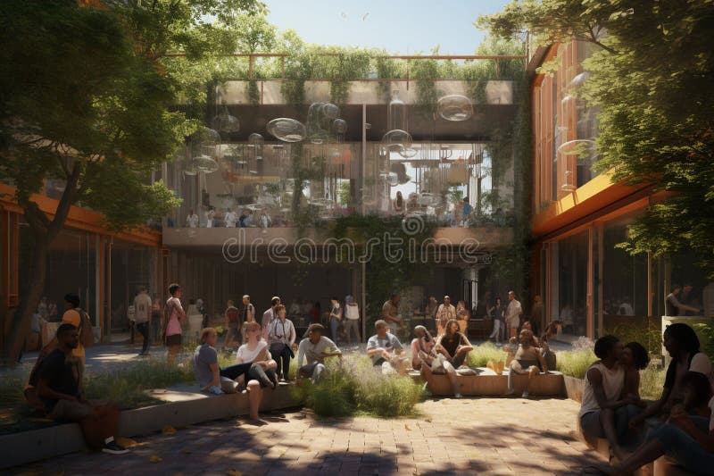 Inclusive Community Workshop Empowering Stock Illustration ...