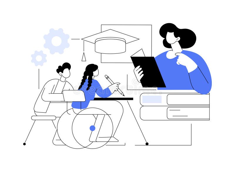 Inclusive Education Abstract Concept Vector Illustration. Stock Vector ...