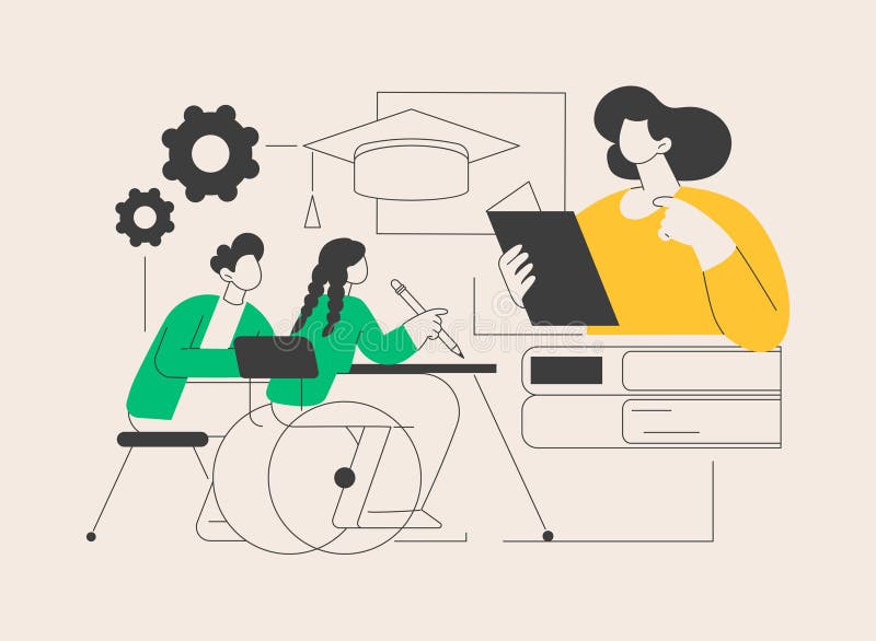 Inclusive Education Abstract Concept Vector Illustration. Stock Vector ...