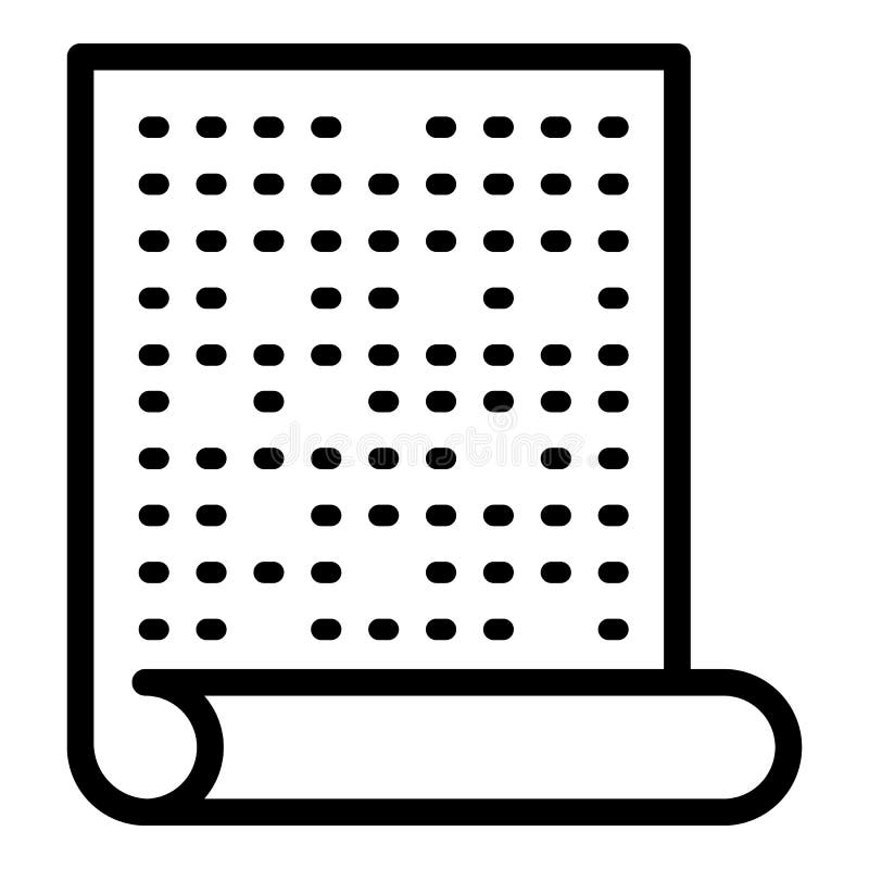 Book Braille for Blind Icon, Cartoon Style Stock Vector - Illustration ...