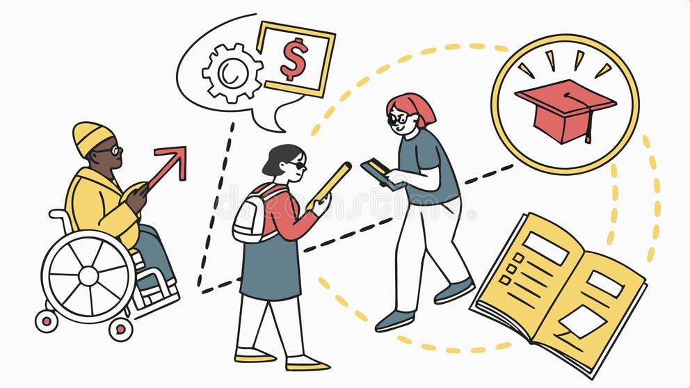 Inclusive Education Classroom, Diverse Learning, Accessible Education and Equal Opportunity ...