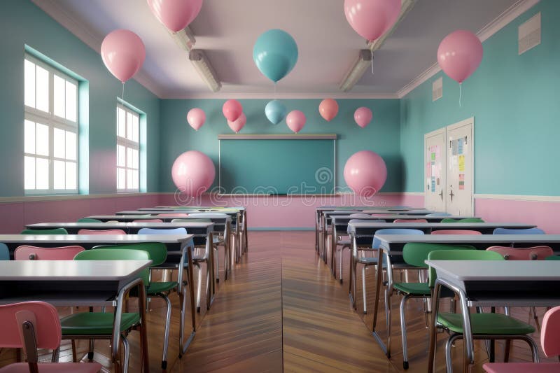 Inclusive Education Classroom with Multicultural Decorations ...