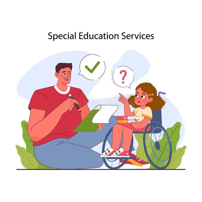 Inclusive Education Set. Equal Educational Opportunities and Accessible Stock Image - Image of ...
