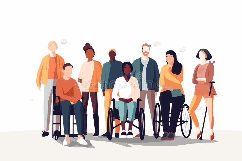 Inclusive Diverse People Stock Illustrations – 1,686 Inclusive Diverse ...
