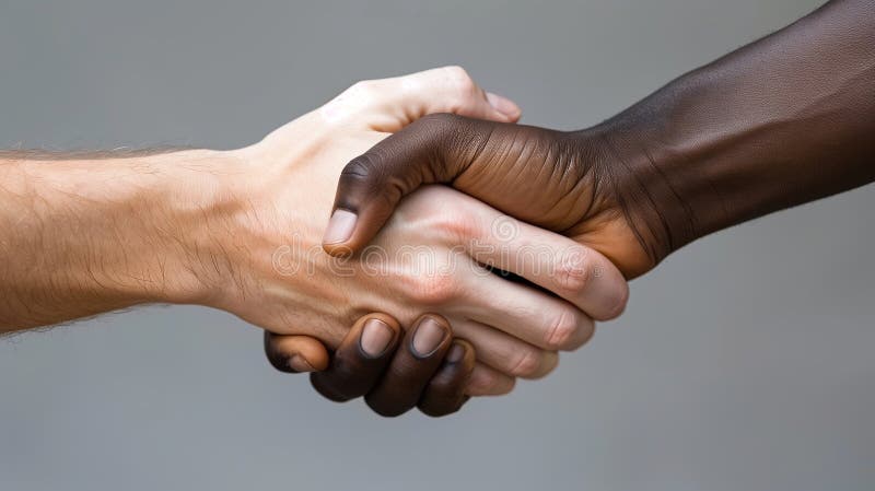 An Inclusive Image Representing Unity and Friendship, with a Handshake ...