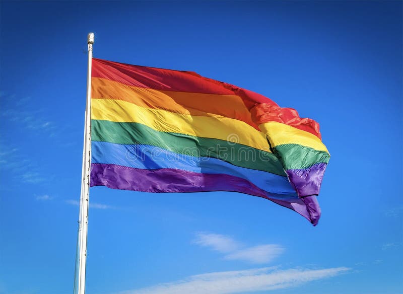 An Inclusive Pride Flag with Additional Colors Representing Trans ...