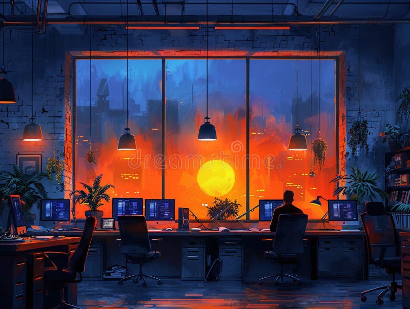 An Inclusive Workspace with People from Different Backgrounds Working ...