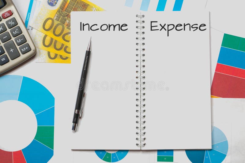 Income expense concept stock image. Image of revenue - 73090851