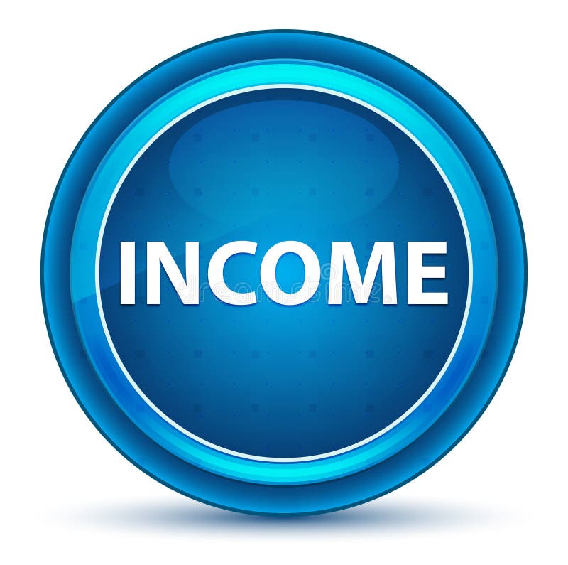 Income Eyeball Blue Round Button Stock Illustration - Illustration of ...