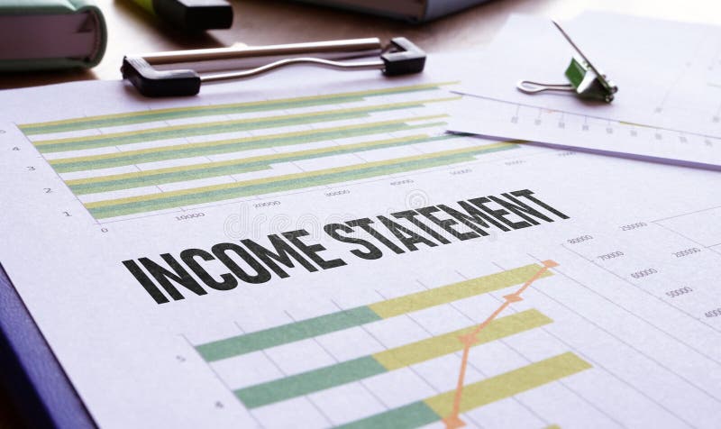 Income Statement is Shown As Business and Financial Concept Stock Photo ...