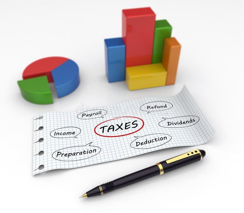 Income tax stock illustration. Illustration of economy - 48496660