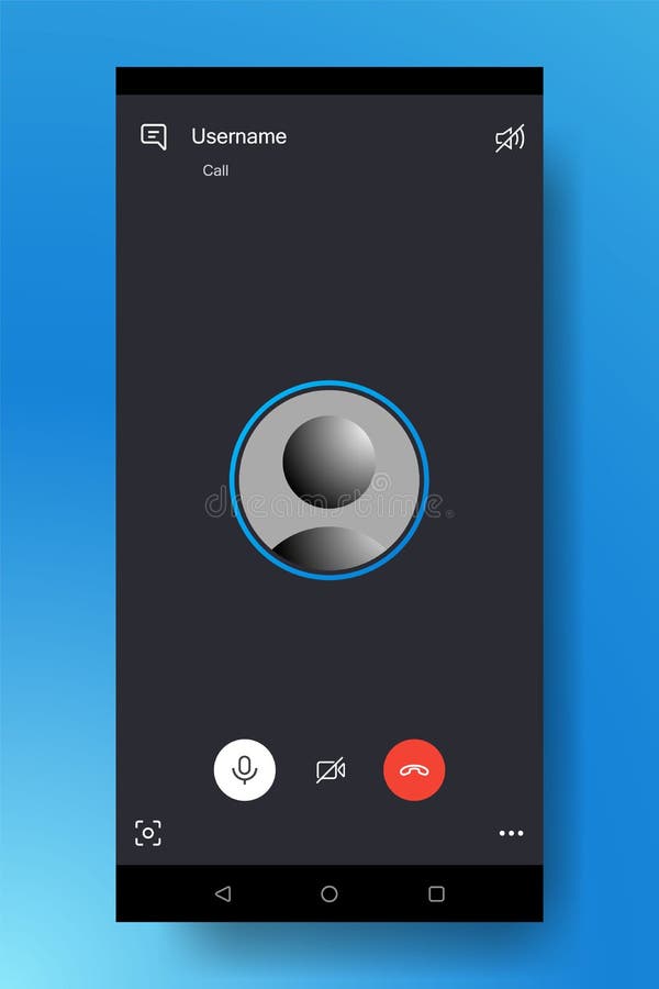 The Incoming Call Button Reject a Call, Mute the Microphone and Sound ...