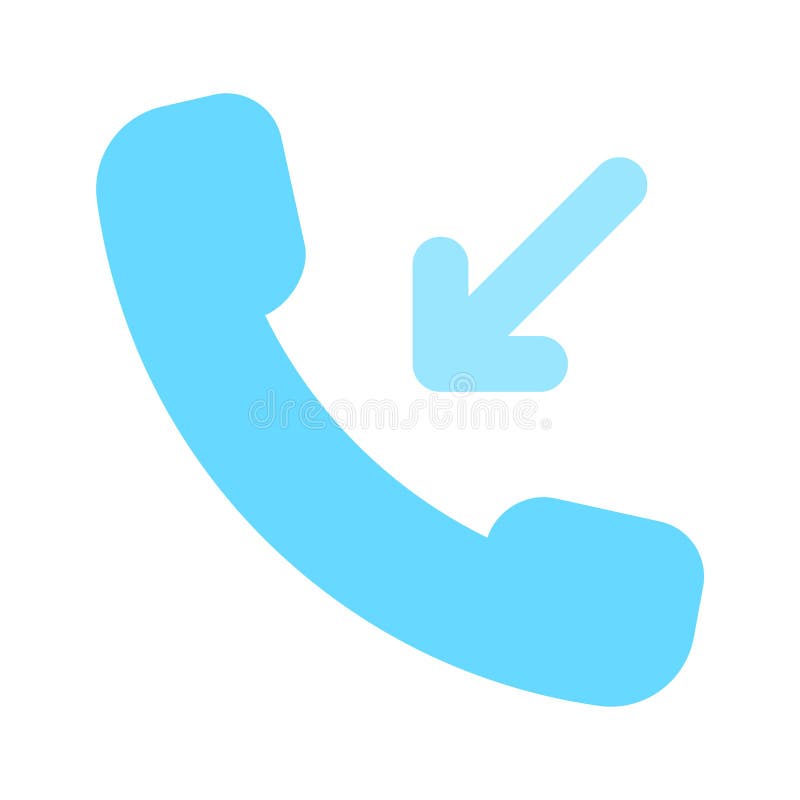 Incoming Call Icon Design, Premium Vector Stock Vector - Illustration ...