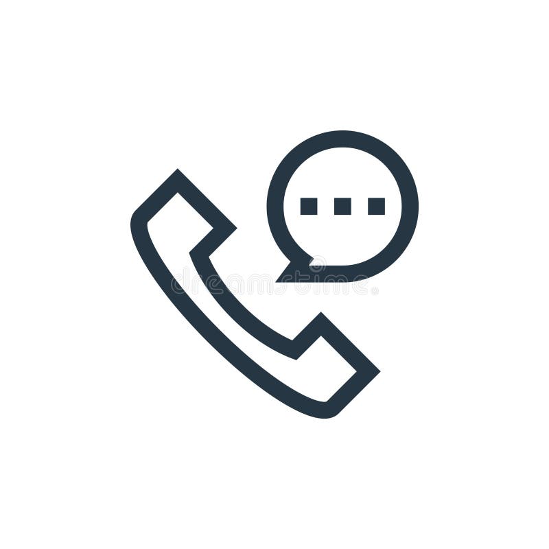 Call Out Icon Vector from Business and Office Concept. Thin Line ...