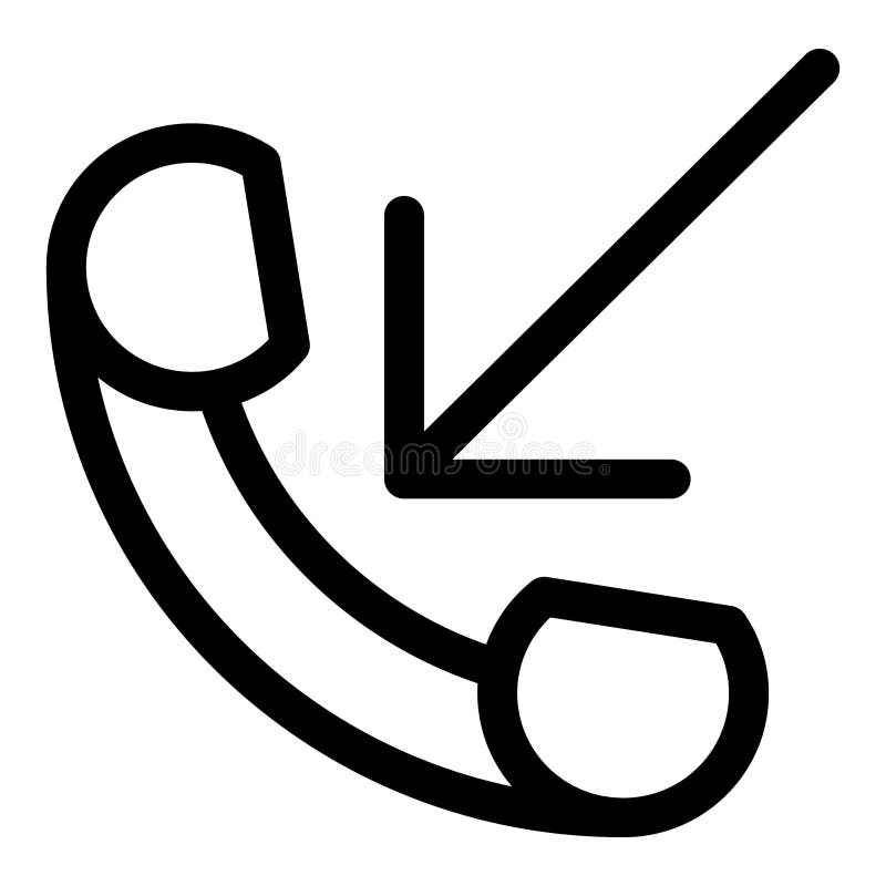 Incoming Call l stock vector. Illustration of icon, attached - 234654590