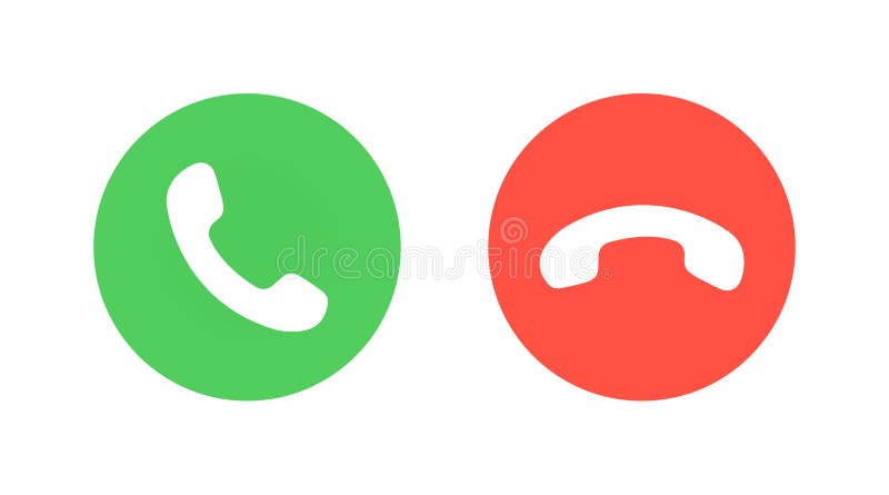 Incoming Call, Phone Calling. Accept and Decline the Call. Phone Ring ...