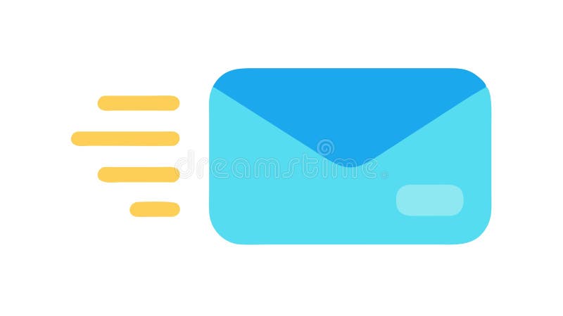 Incoming Email Icon Vector Illustration, Mail Message Communication ...