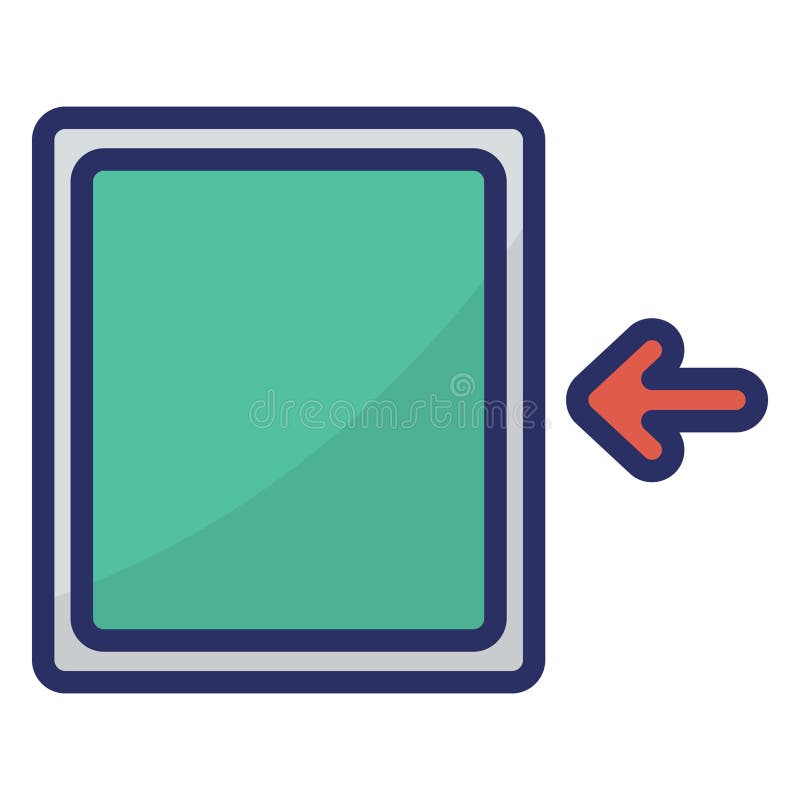 Incoming Isolated Vector Icon Which Can Easily Modify or Edit Stock ...