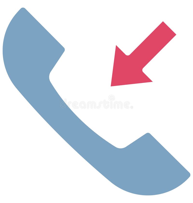 Incoming Isolated Vector Icon Which Can Easily Modify or Edit Stock ...