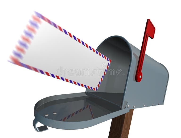 Incoming mail stock illustration. Illustration of spam - 591466