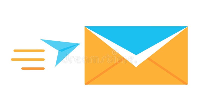 Incoming Message or New Mail Notification, Vector Design Generative AI ...